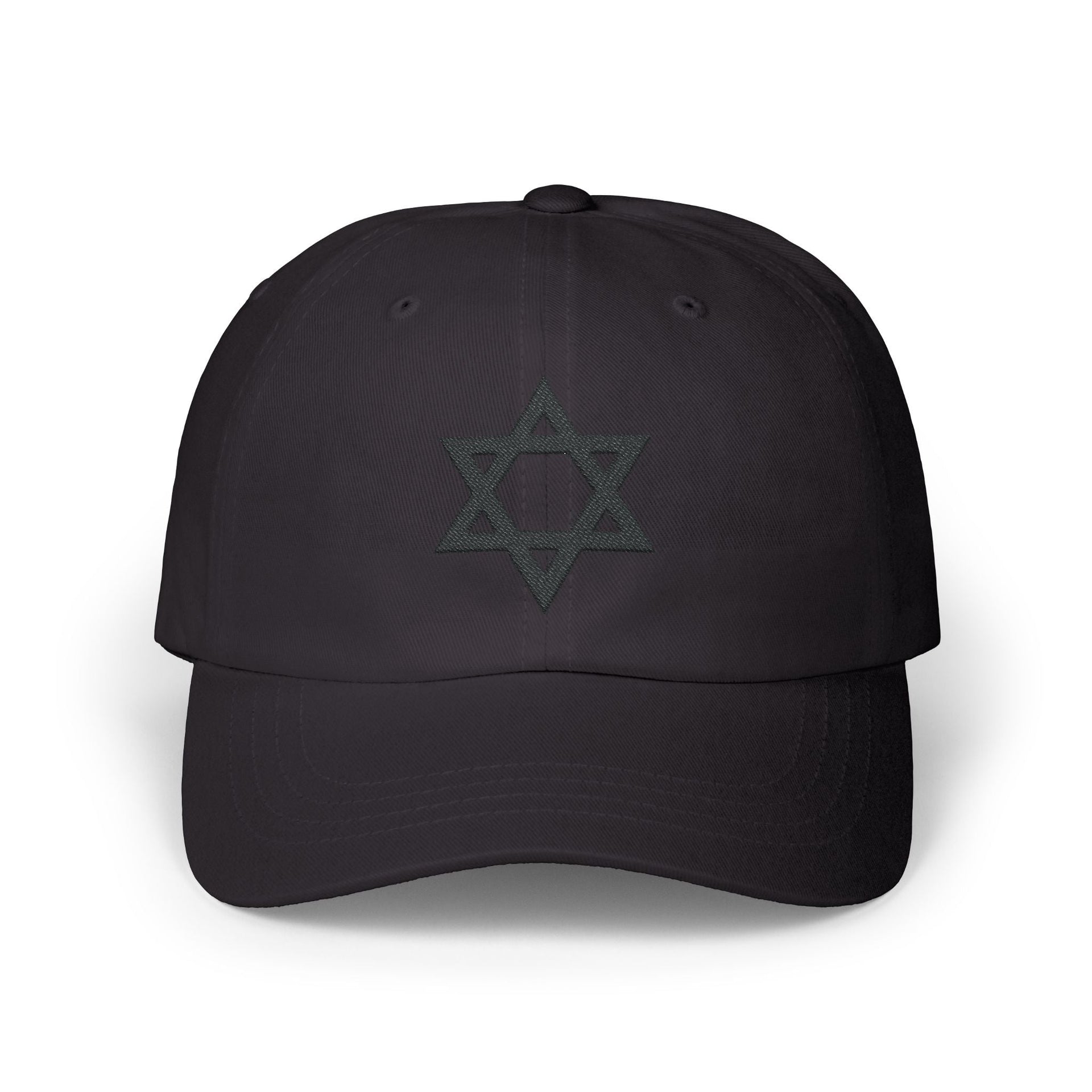 All Black Star of David Classic Hat – Shop Israel