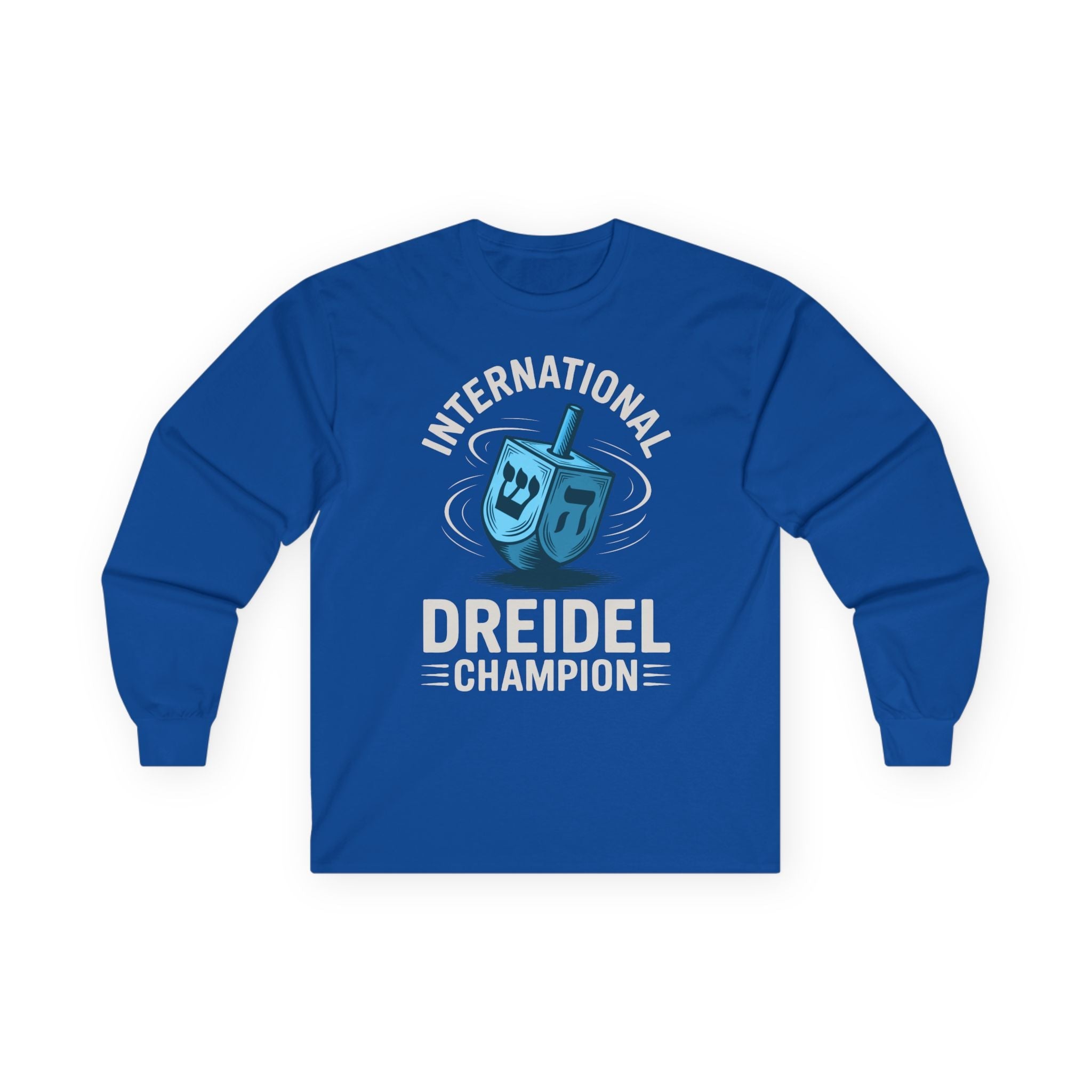 Dreidel Champion Long Sleeve T-Shirt – Shop Israel
